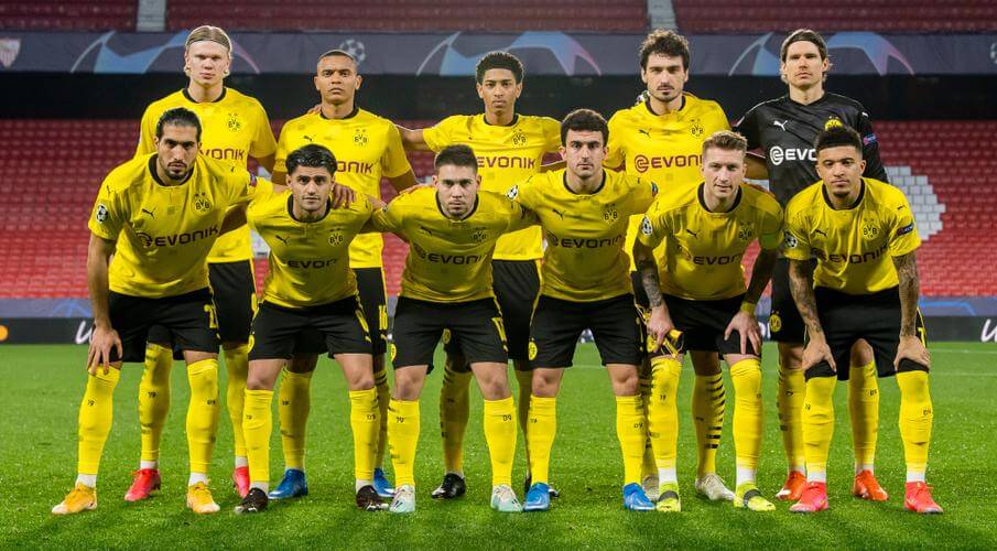 Thông tin chính xác về danh sách đội hình Dortmund 2018
